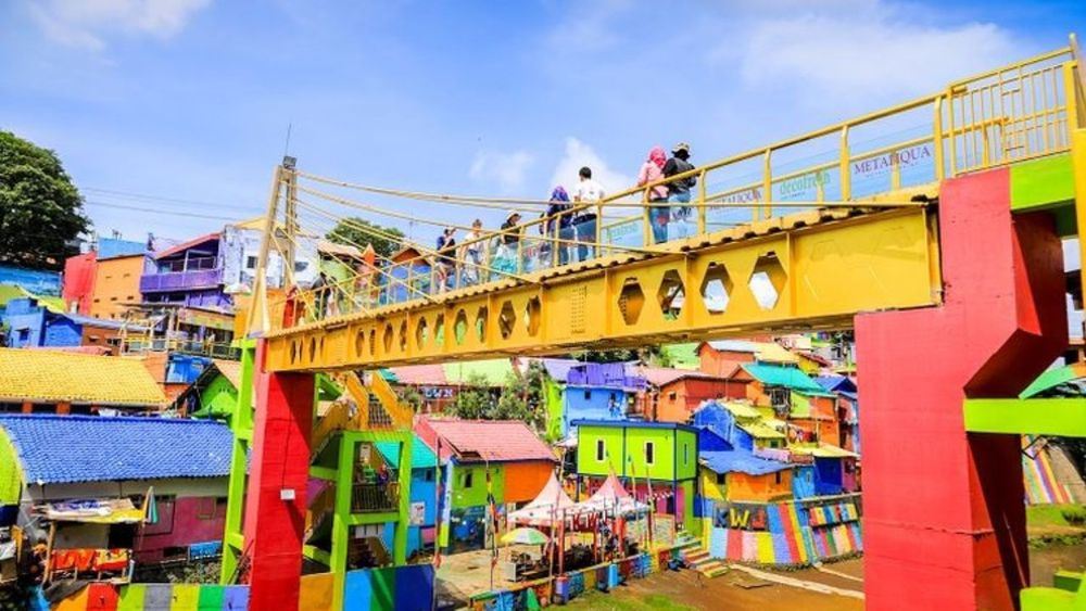 Kampung Warna Warni Jodipan Malang, Wisata Unik dengan Sentuhan Seni ...
